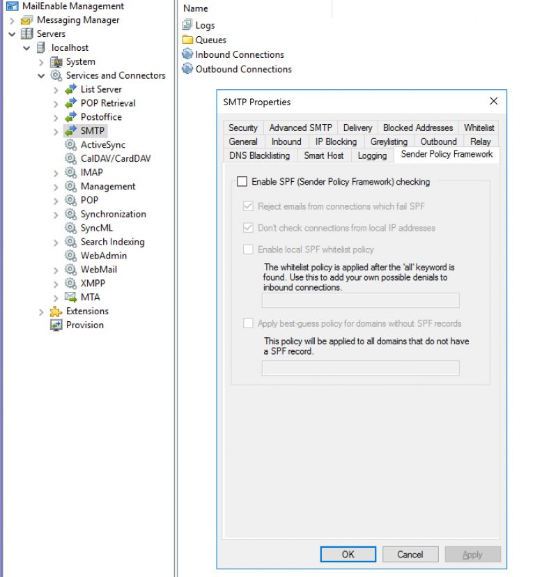 Email Smtp Sender Policy Framework Spf Settings Asp Is Fun